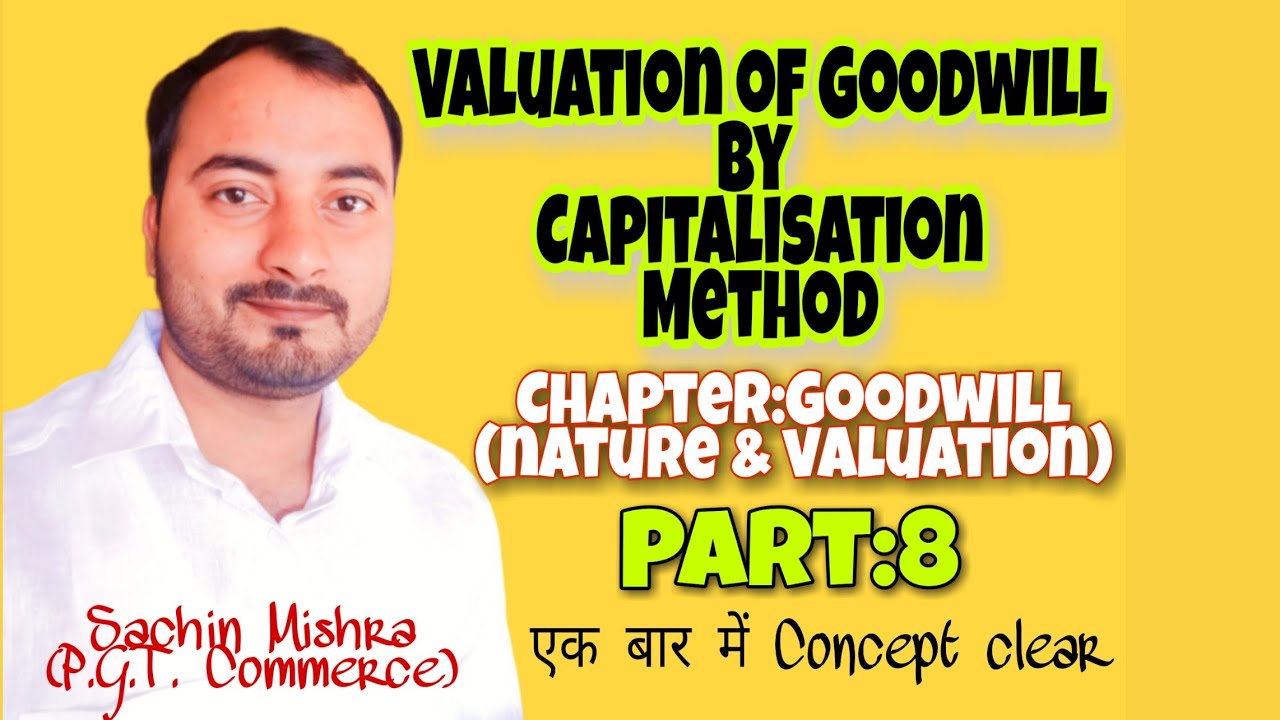 Valuation of Goodwill by Capitalisation method | Capitalisation of ...