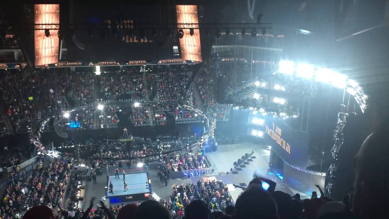 WWE No Mercy 10/09/2016 Golden 1 Center Sacramento AJ Styles - YouTube