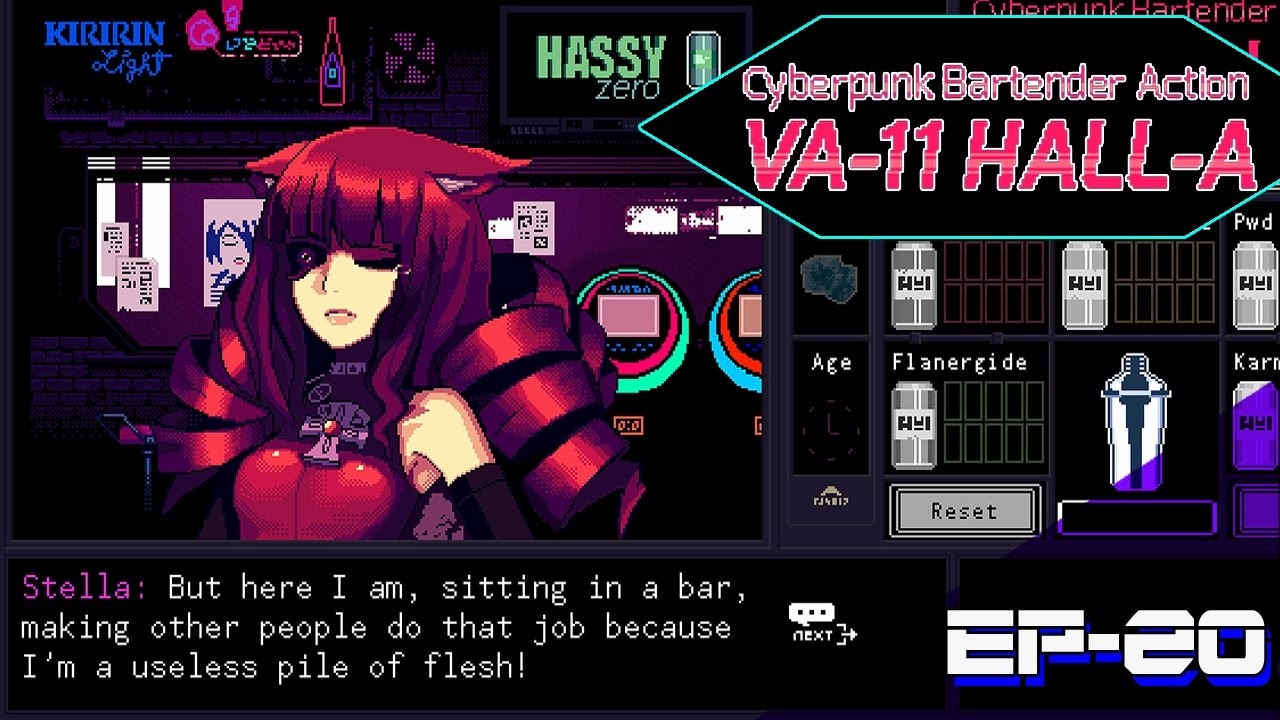 VA-11 HALL-A - p20 - Have you seen Sei?! - YouTube