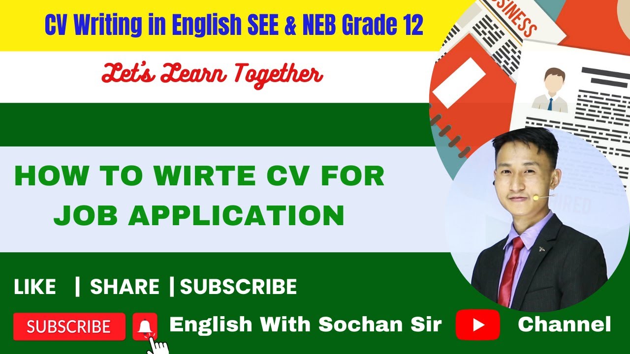 How to Write CV | CV Writing for Class 8-12 | CV Writing Tricks & Tips ...