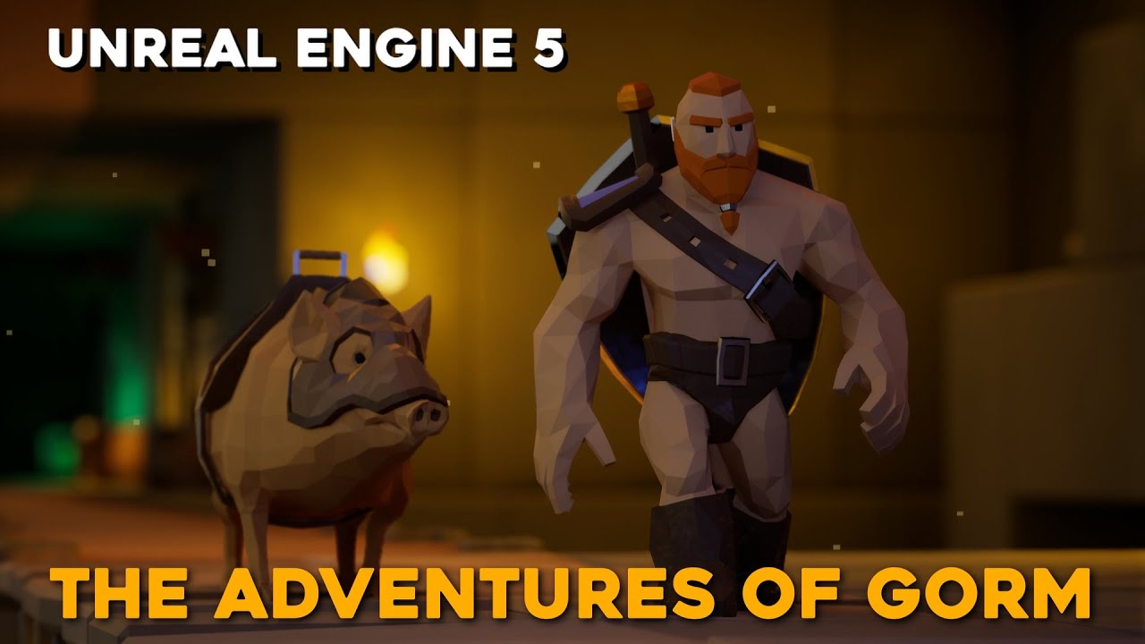 First Cinematic Test in Unreal Engine 5 - The Adventures of Gorm - Game ...