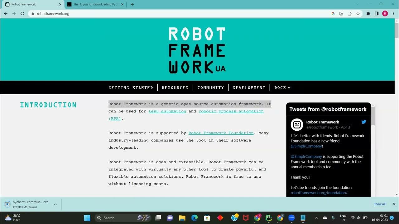 Web Automation using Robot Framework(Selenium with Python) - YouTube
