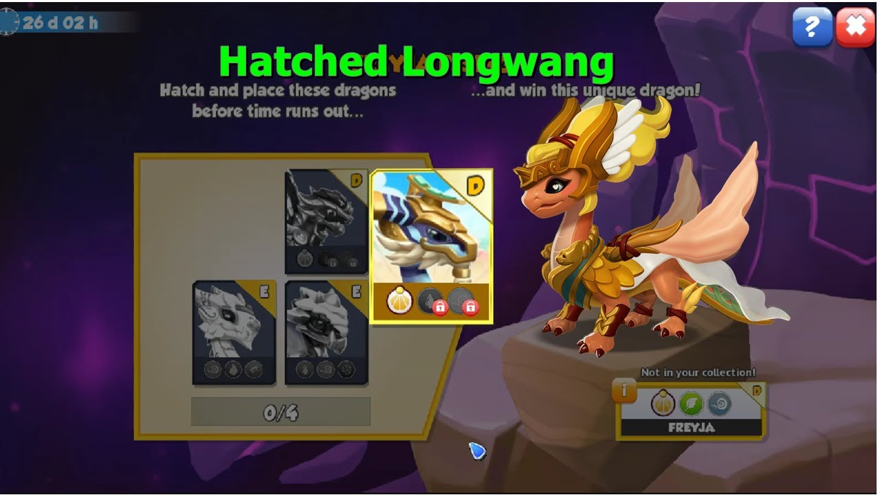 Hatched Divine Longwang Dragon-Dragon Mania Legends | Hatched Chameleon ...