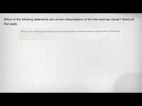 Which of the following statements are correct interpretations of the ...