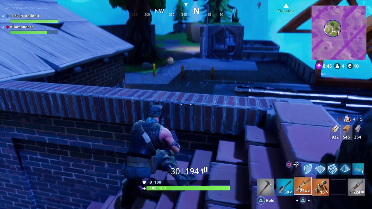 Fortnite landing on the airdrop for a double kill then taking the ...