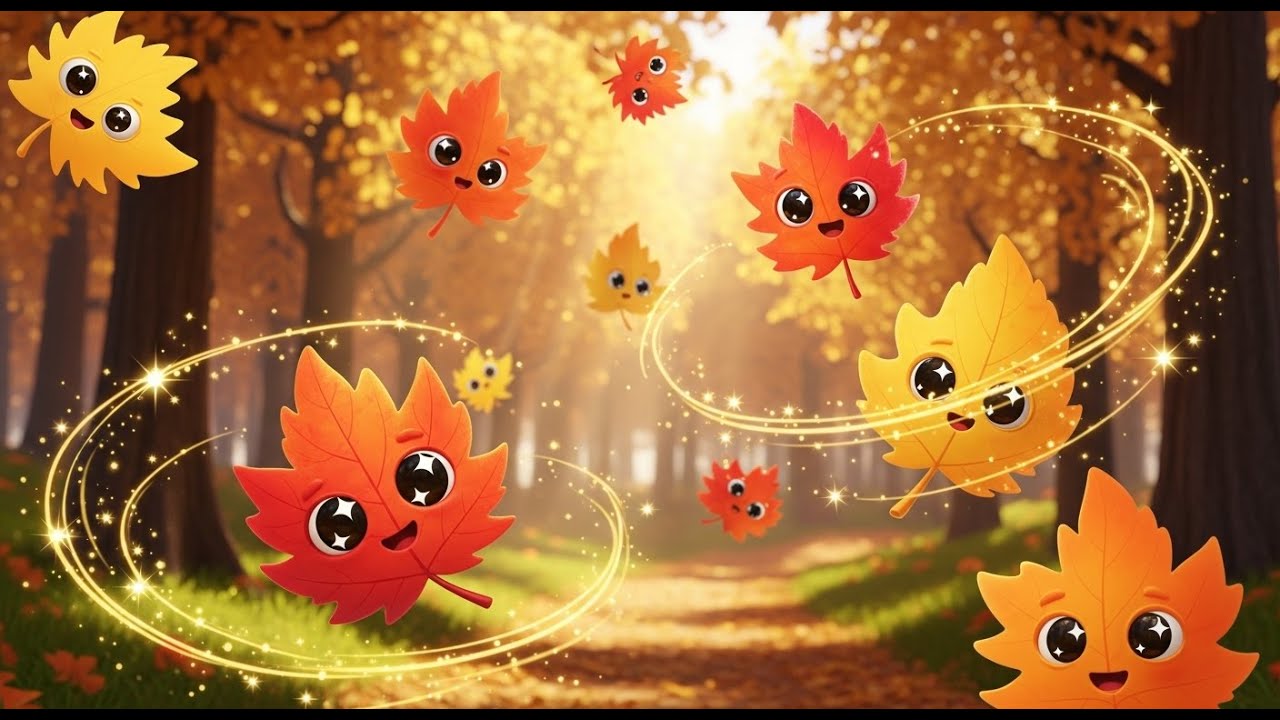Colors of Autumn Leaves | Nursery Rhyme Song for Kids - YouTube