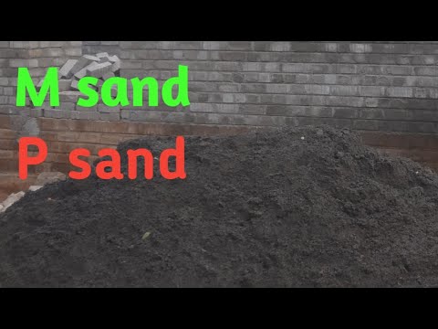 Difference between M sand , P sand | Advantages || TST - YouTube