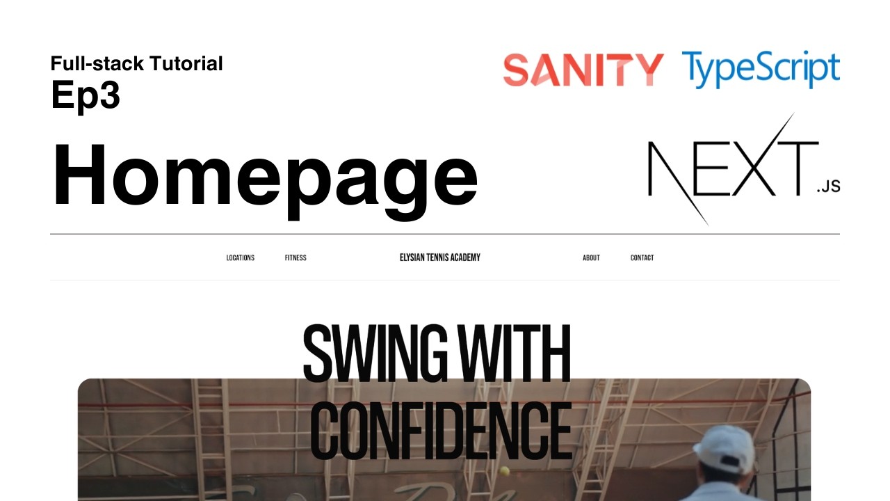 Full Stack Next JS & Sanity - Sport Agency - Homepage - YouTube