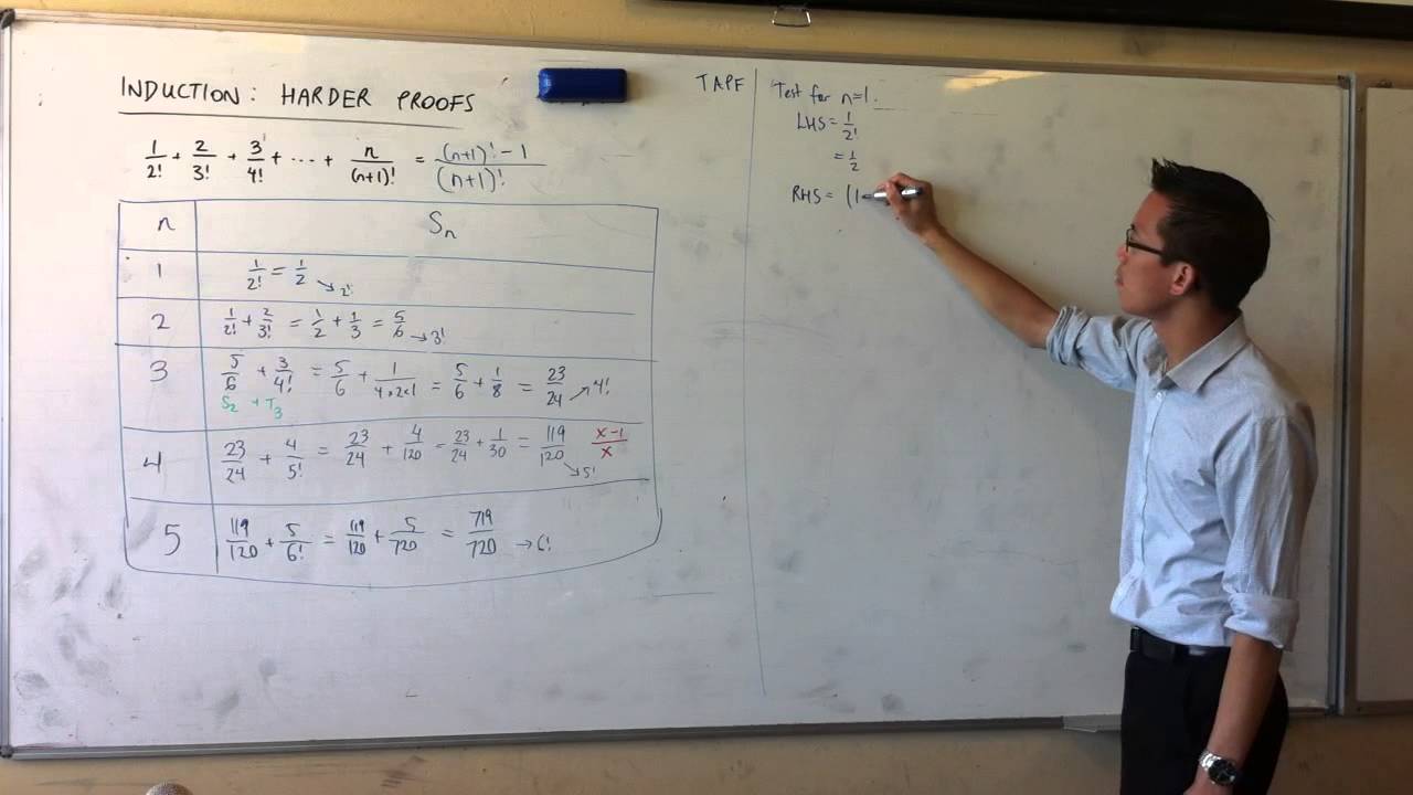 Induction: Factorial Identity - YouTube