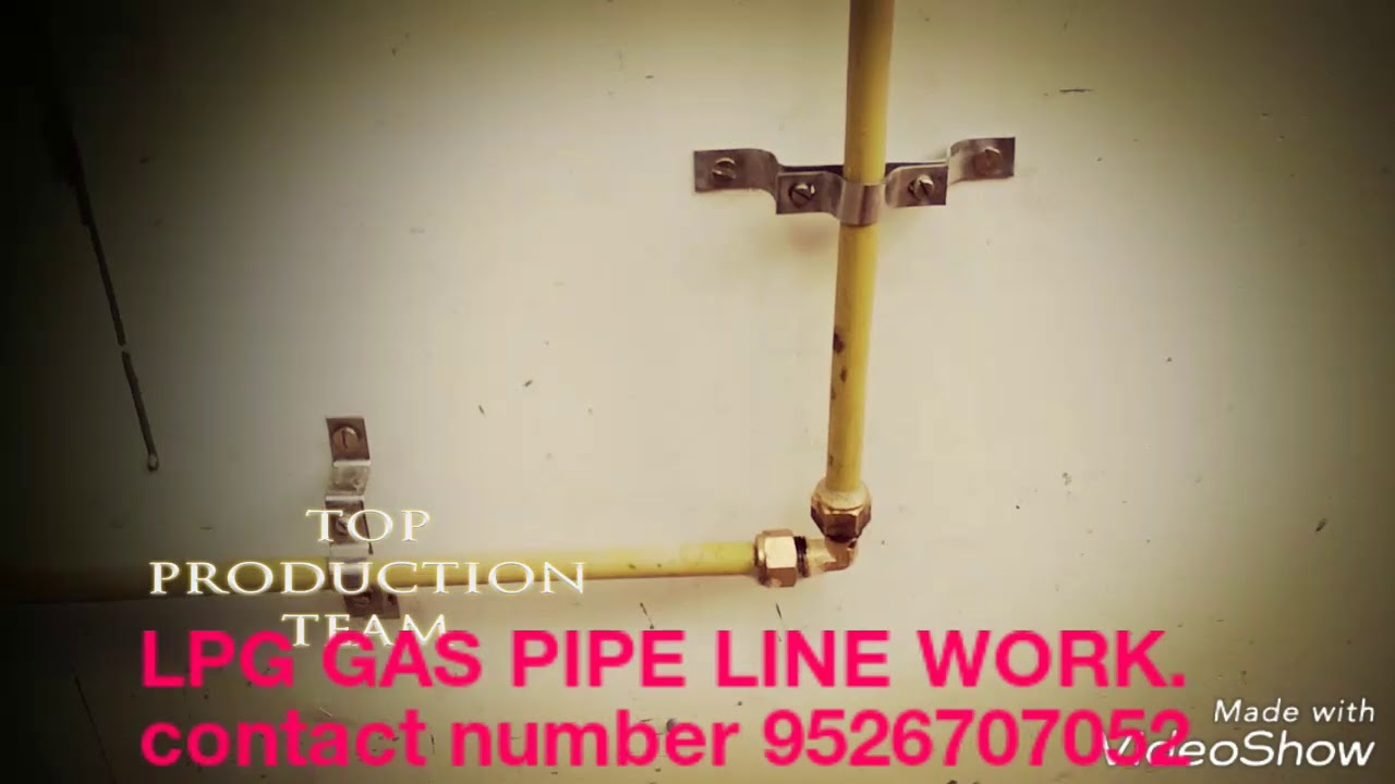 LPG GAS PIPE LINE WORK - YouTube