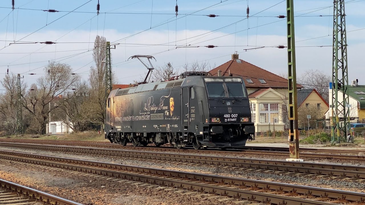 Bombardier TRAXX, H-START 480 007 - YouTube