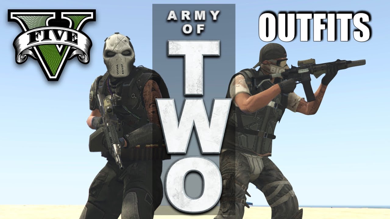 GTA V - Army of Two Inspired Outfits! New Doomsday Update Outfits ...
