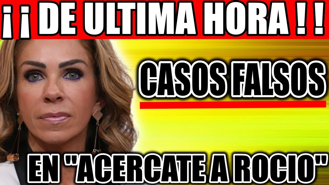 ¡DE ULTIMO MOMENTO ! POLEMICA acusan a ROCIO SANCHEZ AZUARA de ...