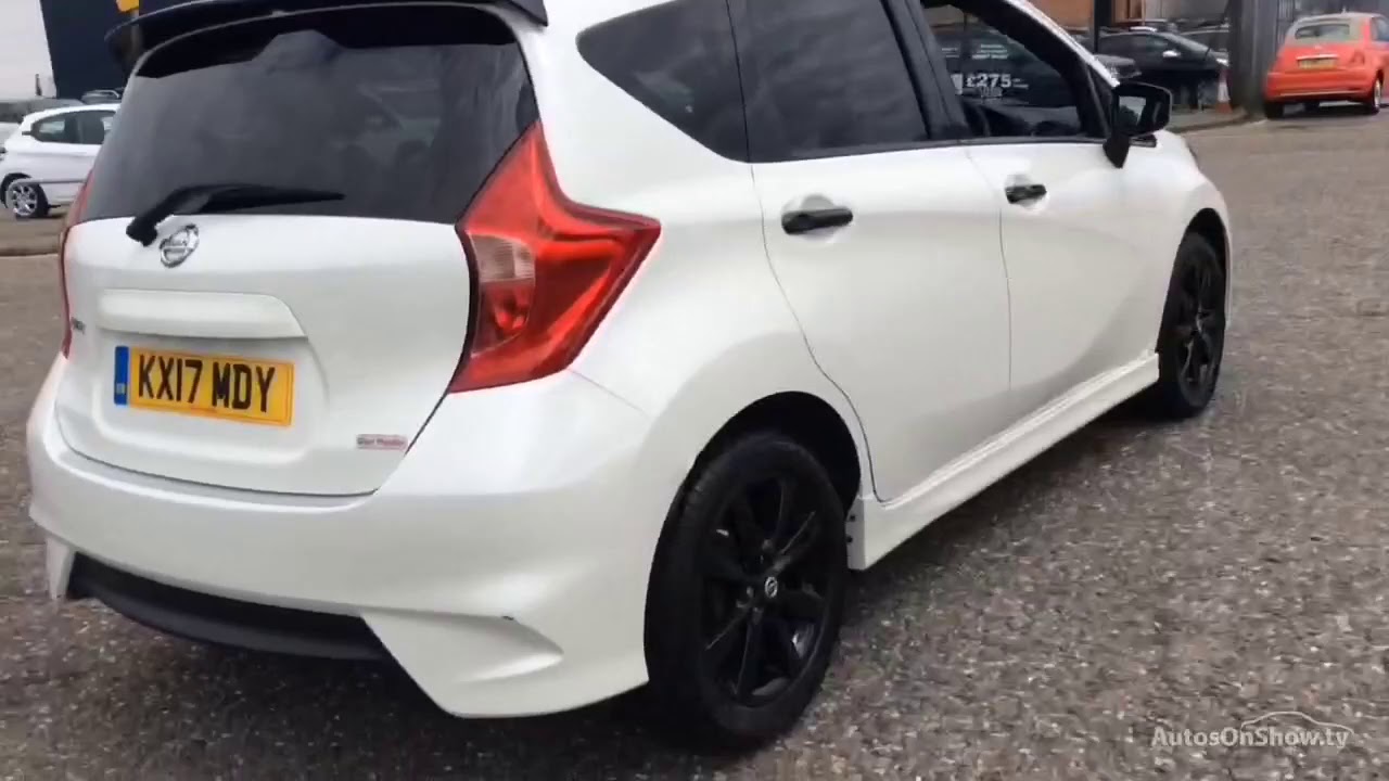 NISSAN NOTE BLACK EDITION WHITE 2017 - YouTube