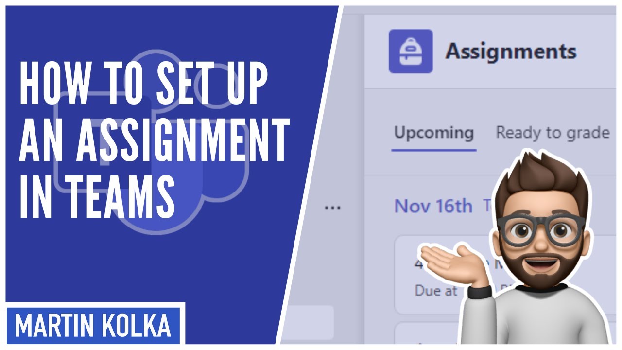 How to Set Up a Teams Assignment - YouTube