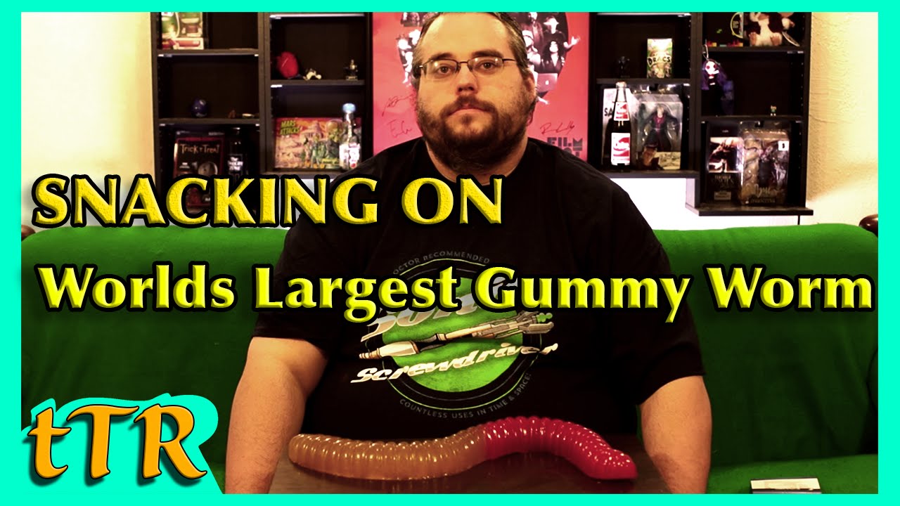 Worlds Largest Gummy Worm Challenge The Tim Ridenour Youtube