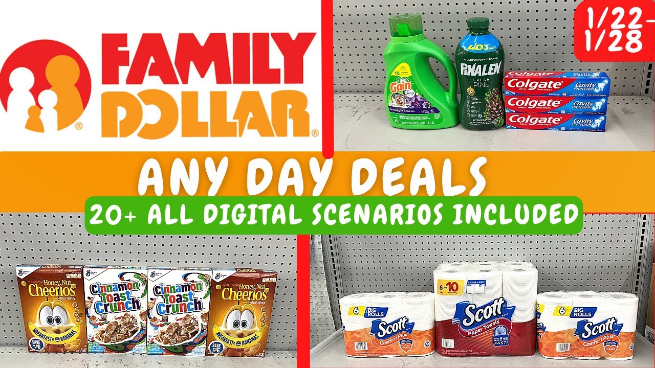 🚨 Family Dollar Couponing This Week 🚨 ANY DAY DEALS (30 + ALL DIGITAL ...