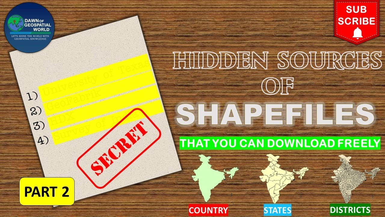 Hidden Sources for Downloading Shapefiles | Shapefile Download For GIS ...