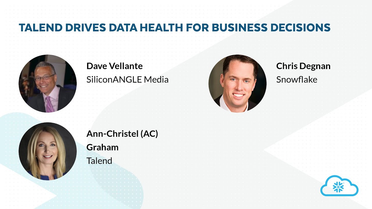 Talend Drives Data Health for Business Decisions - YouTube