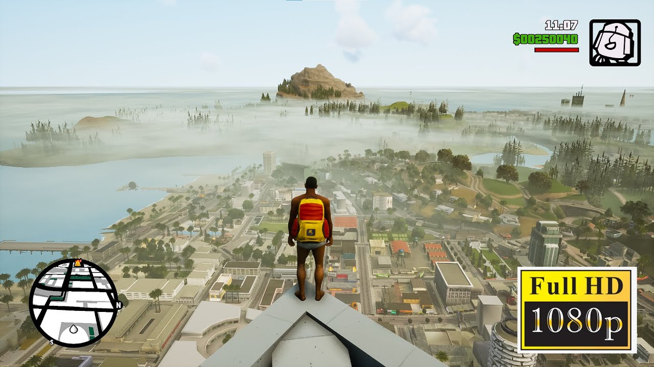 GTA San Andreas Definitive Edition Gameplay - GTA Trilogy - YouTube