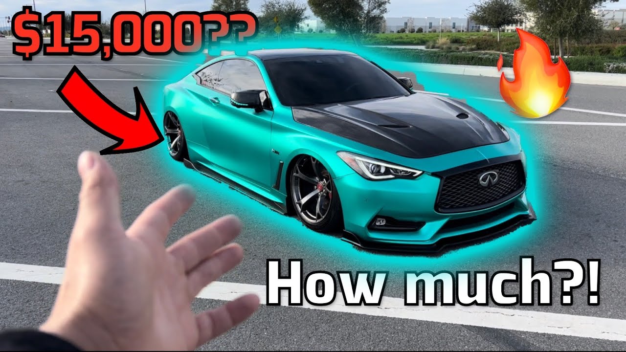 How much I’ve Spent on my INFINITI Q60 Red Sport!! |*Build Breakdown ...