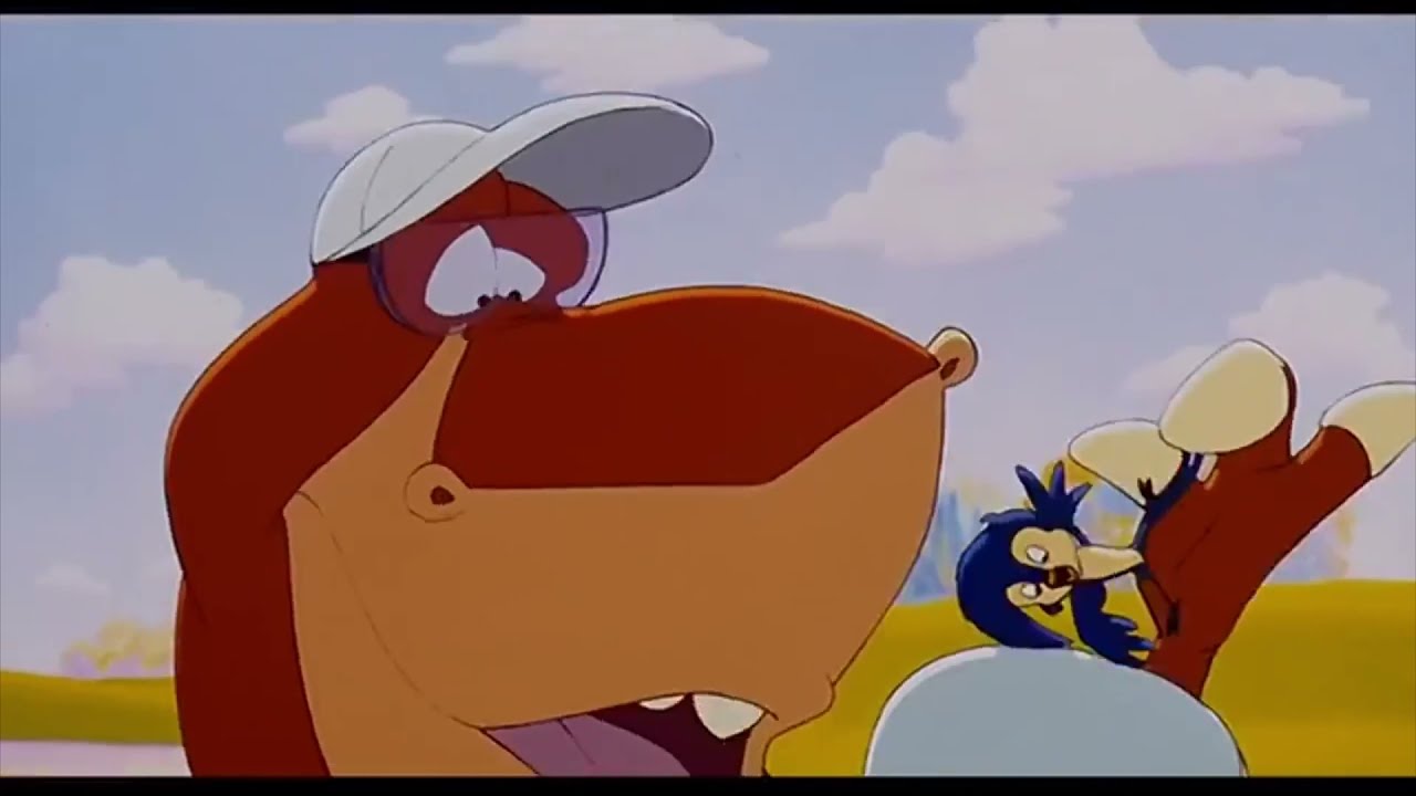 We're Back! A Dinosaur's Story Scene T-Rex Play Golf - YouTube