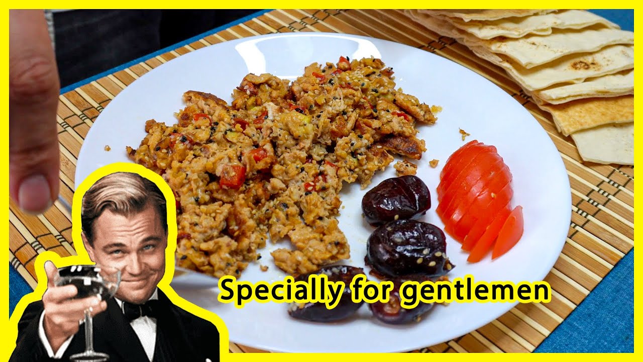 Special and fortifying breakfast for men - YouTube