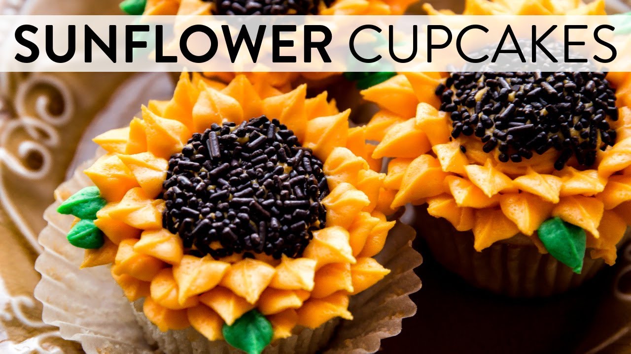 Decorating Cupcakes Like a Sunflower | Sally's Baking - YouTube