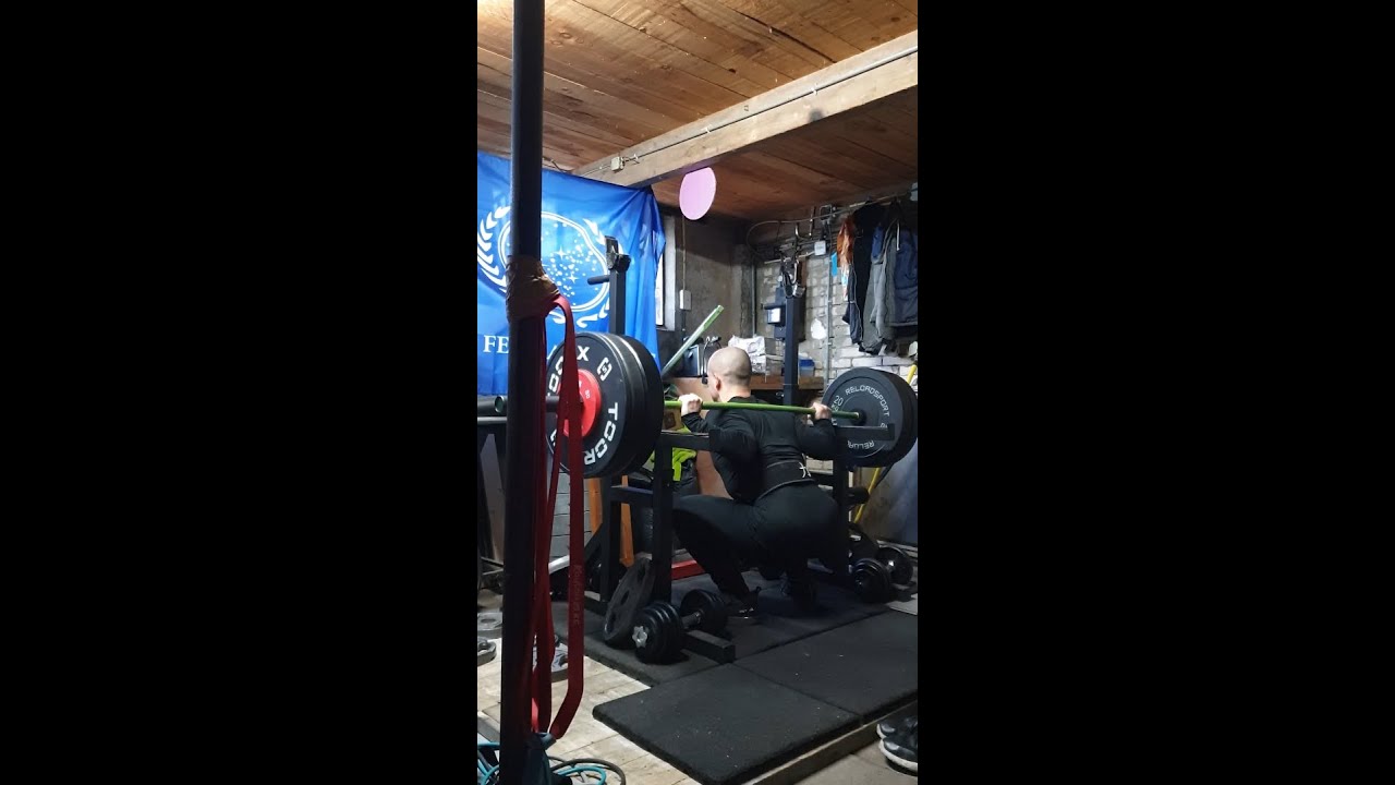 14x 105kg Squat AMRAP - Juggernaut method Block/Week 3 - Less rest days ...