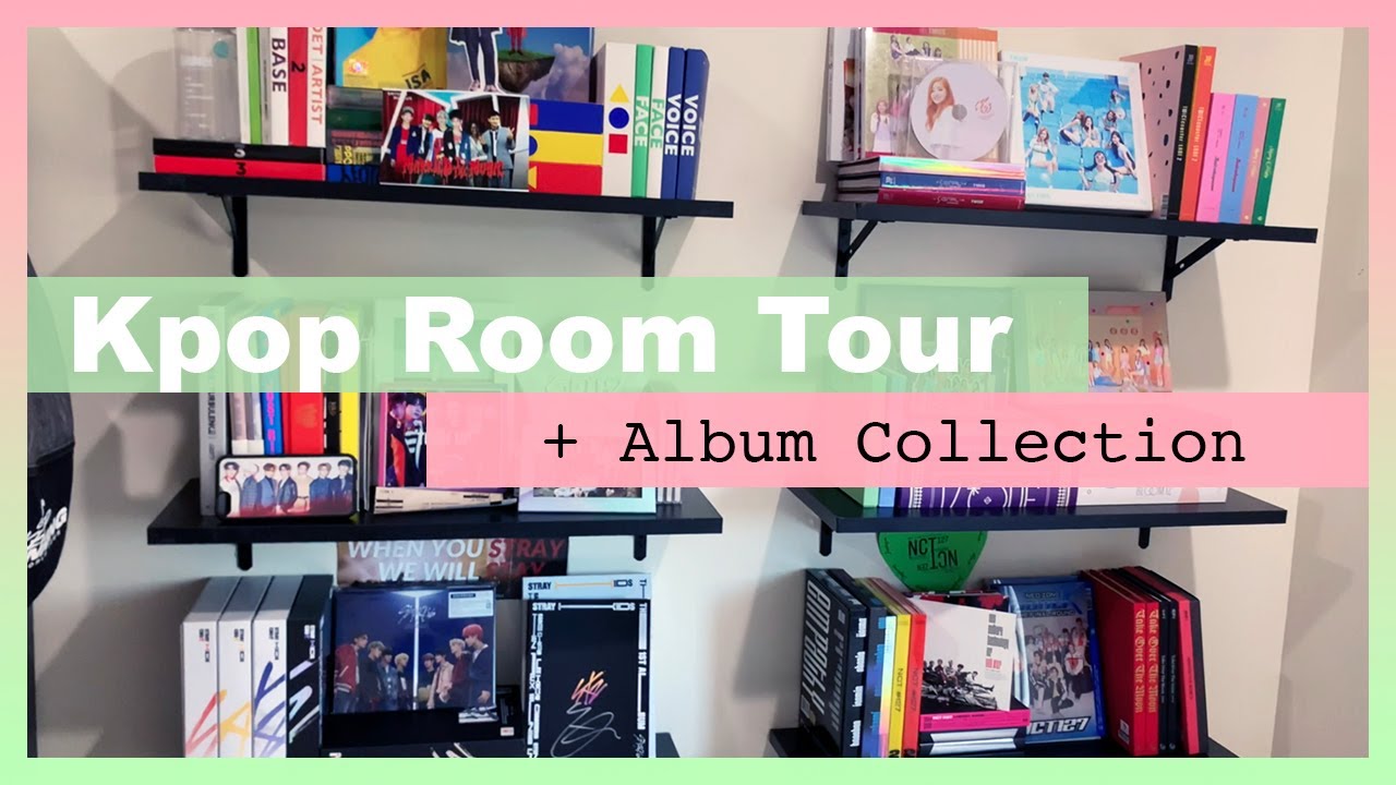 Kpop Room Tour & Album Collection Update! - YouTube