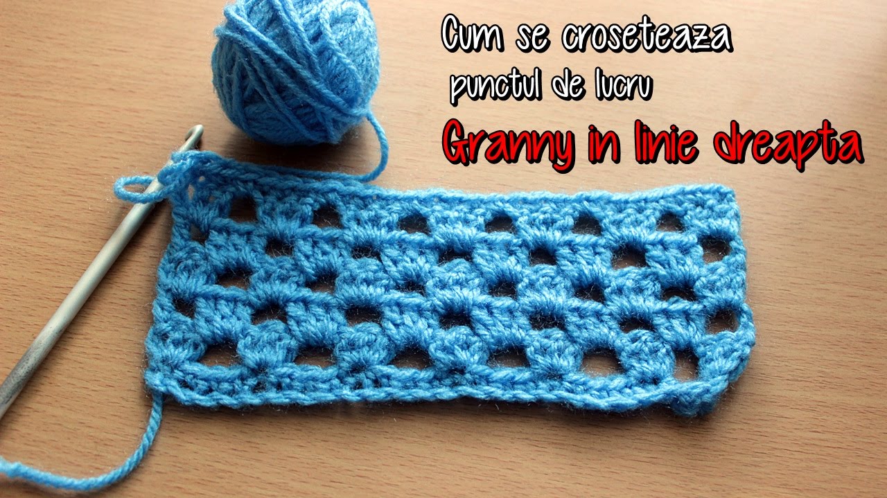 Tehnica Granny in linie dreapta - YouTube