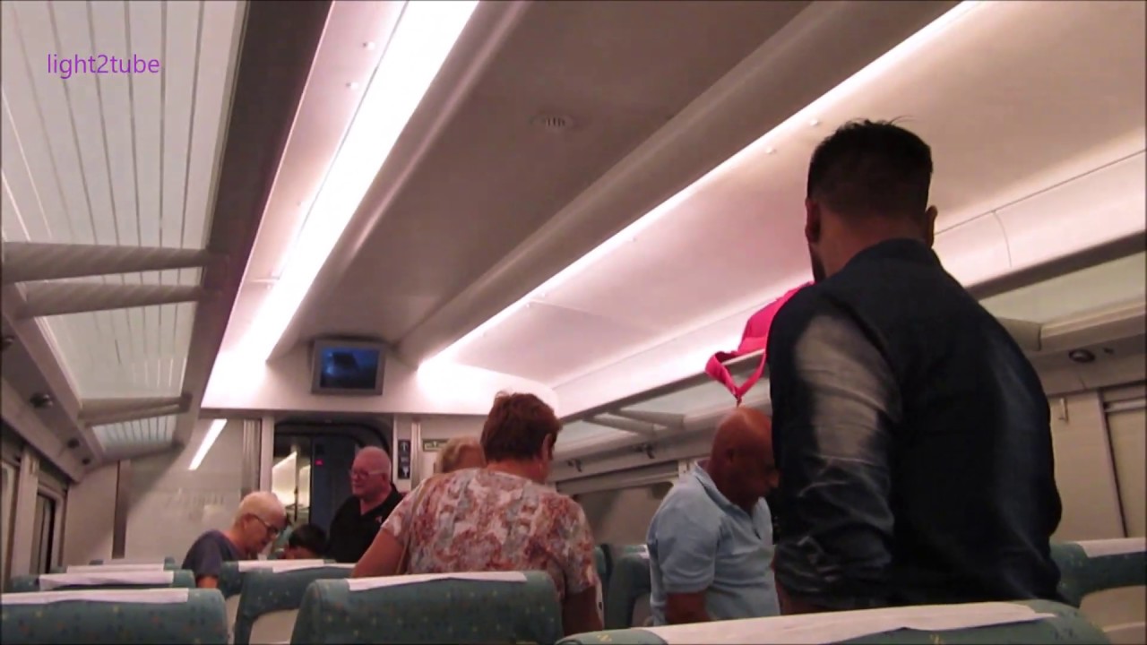 Barcelona Sants and Euromed train to Alicante - YouTube