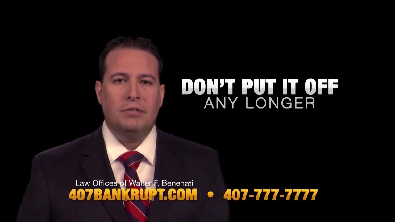 Walter Benenati : Orlando bankruptcy lawyer - YouTube