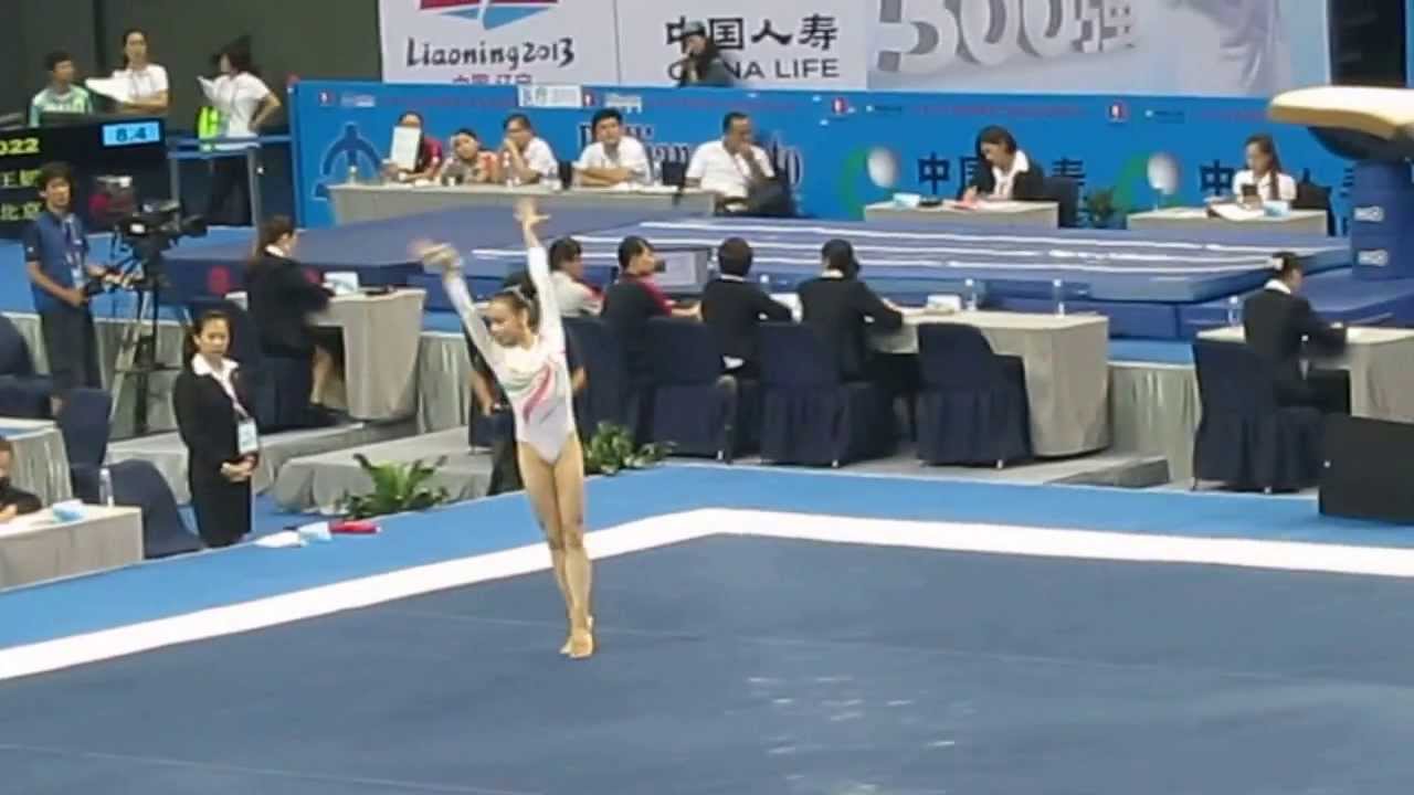Tan Sixin FX,Wang Yan VT AA 12th CHN National Games - YouTube