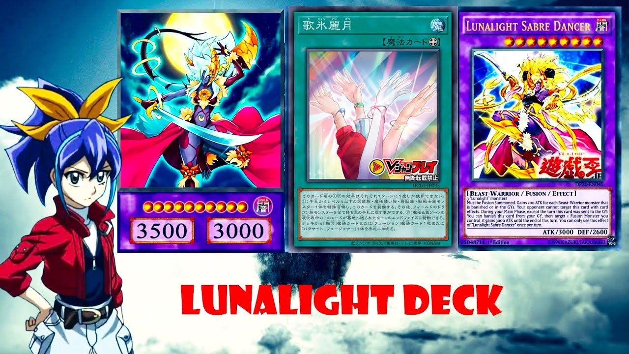 (YGOPRO)LUNALIGHT DECK, Serena yugioh, Yu-Gi-Oh! ARC-V,Graceful Song under a Frosty Moon - YouTube