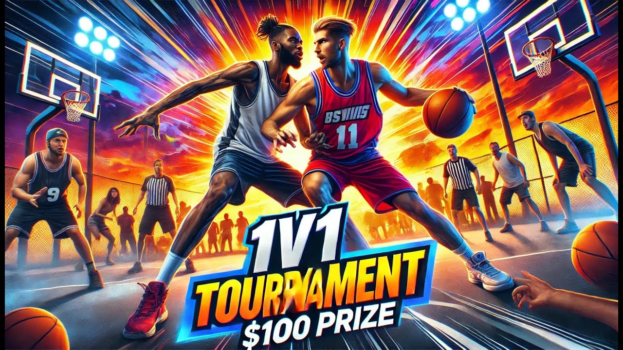 8-man 1v1 Basketball Tournament for $100 - SpotUpBB 1 - YouTube