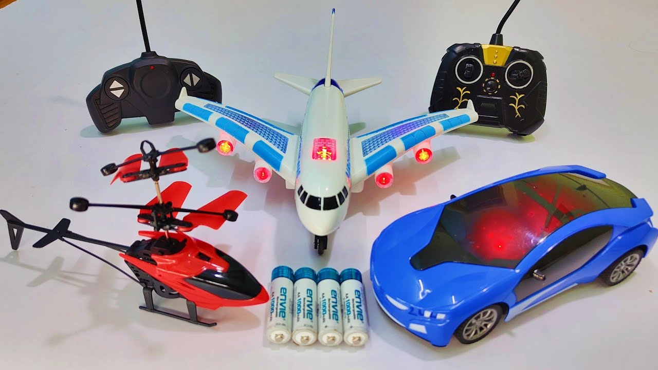 3D Lights Airplane A380 & 3D Lights Rc Car | Remote Control Car | Rc ...