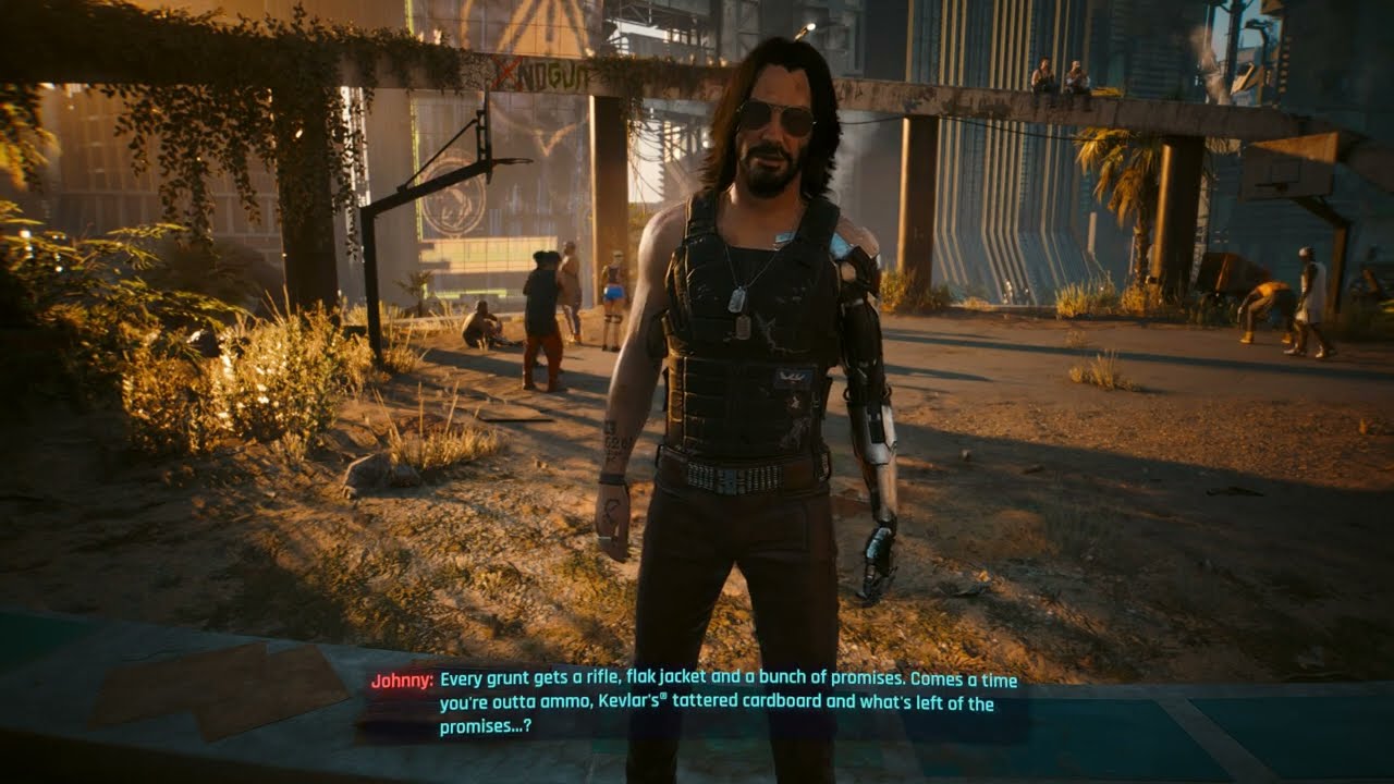Cyberpunk 2077 Meeting Reed aka Idris Elba (Full Raytrace & DLSS with ...