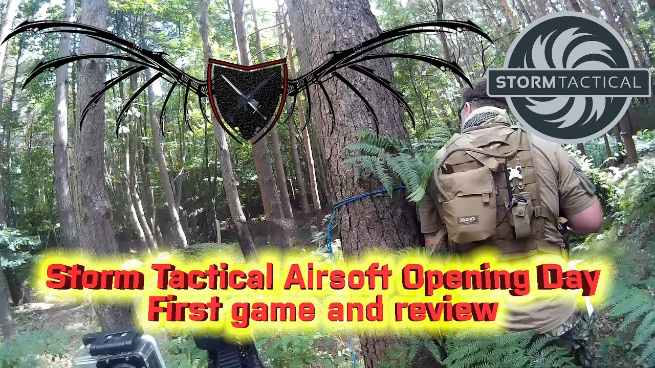 Storm Tactical Airsoft first game and review - YouTube