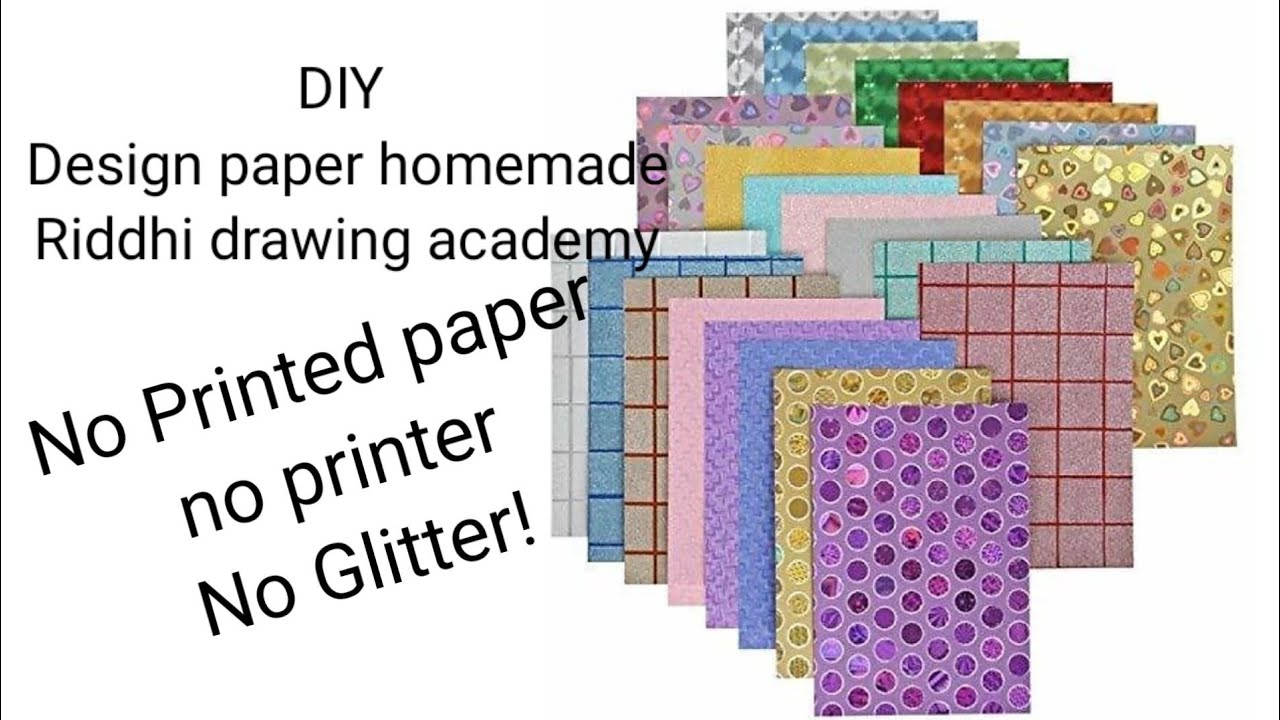 DIY Design paper - YouTube