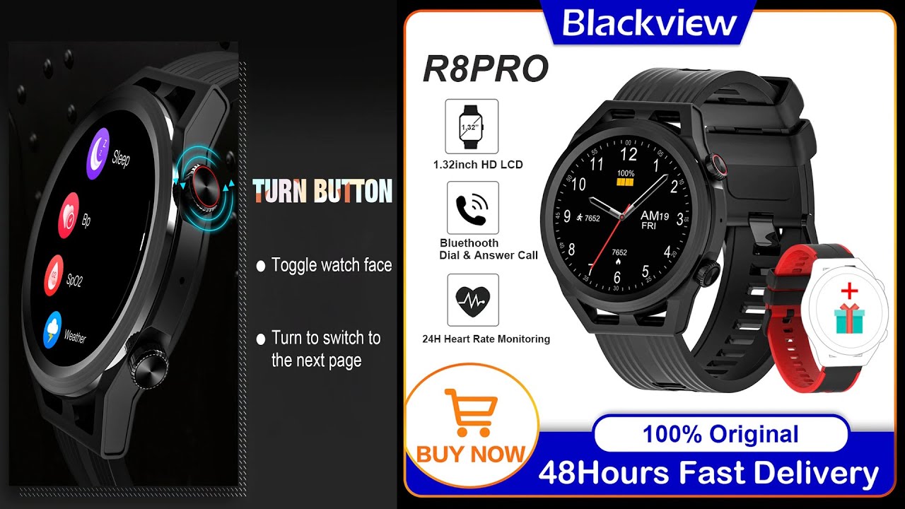 "Обзор" Blackview R8 Pro - смарт часы на максималках... добавить симку ...