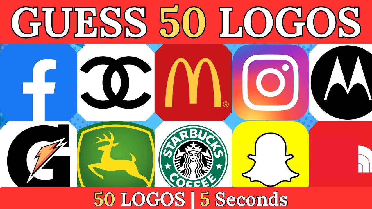 Guess The Logo In 5 Seconds | 50 Logos |How many Food and Drink Logos ...