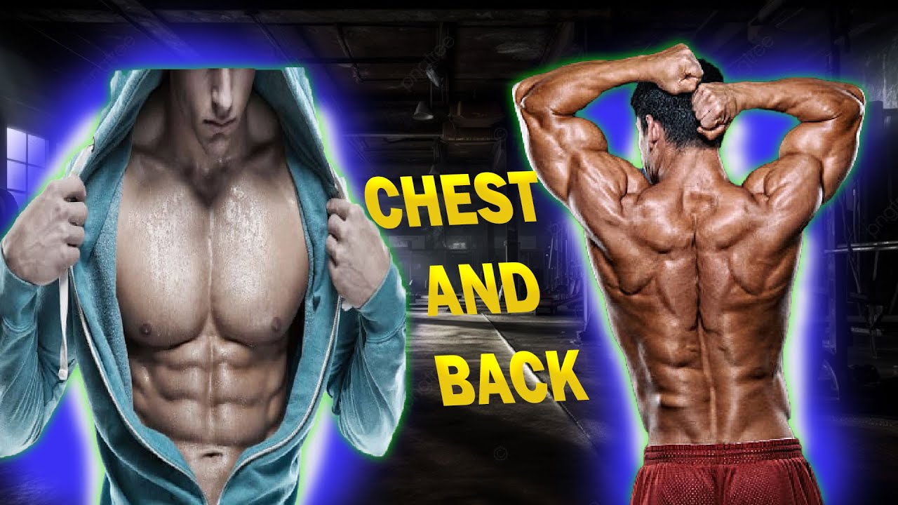 chest and back workout with dumbbells - YouTube