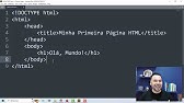 Como Criar uma Página HTML Usando o Sublime Text! (aula 4) - YouTube