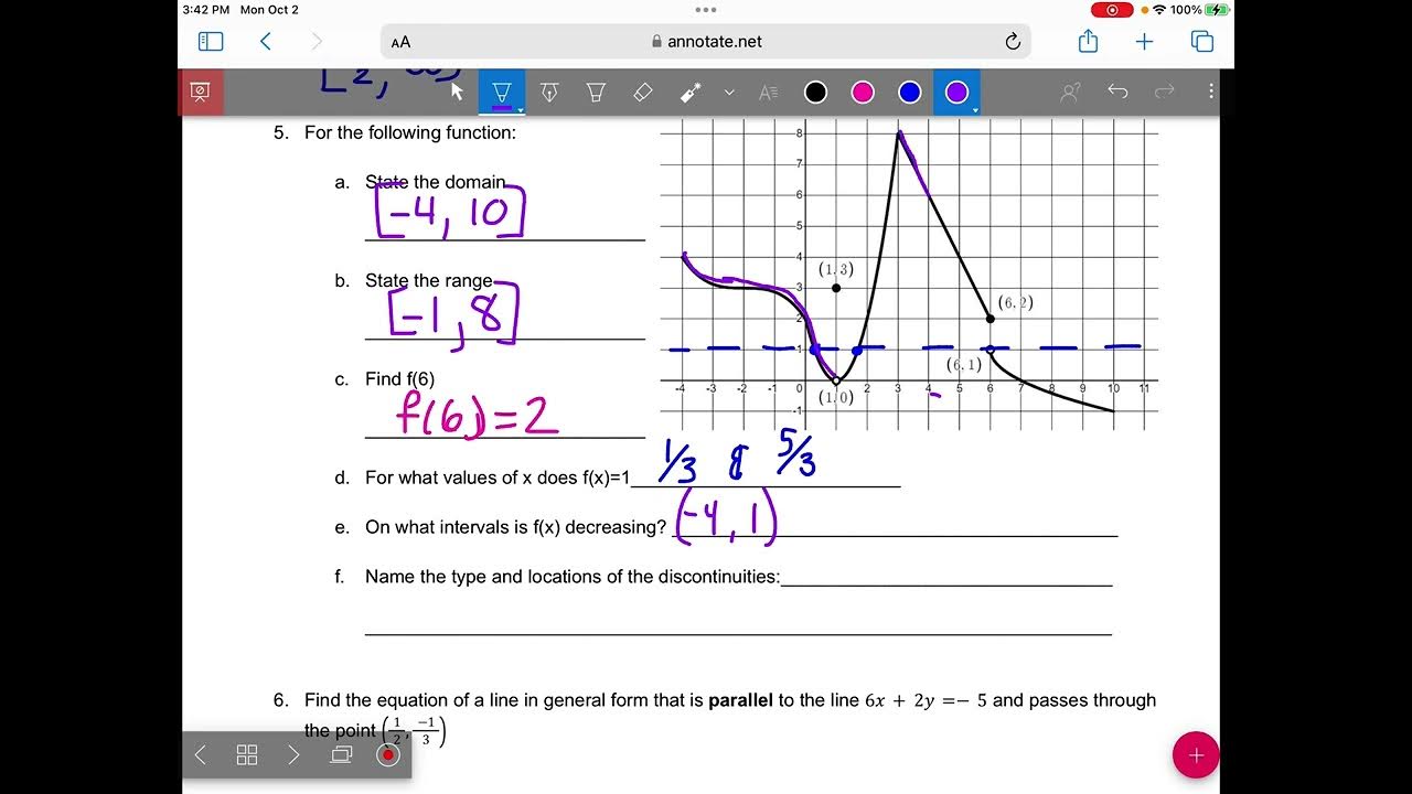 Precal review #5 - YouTube