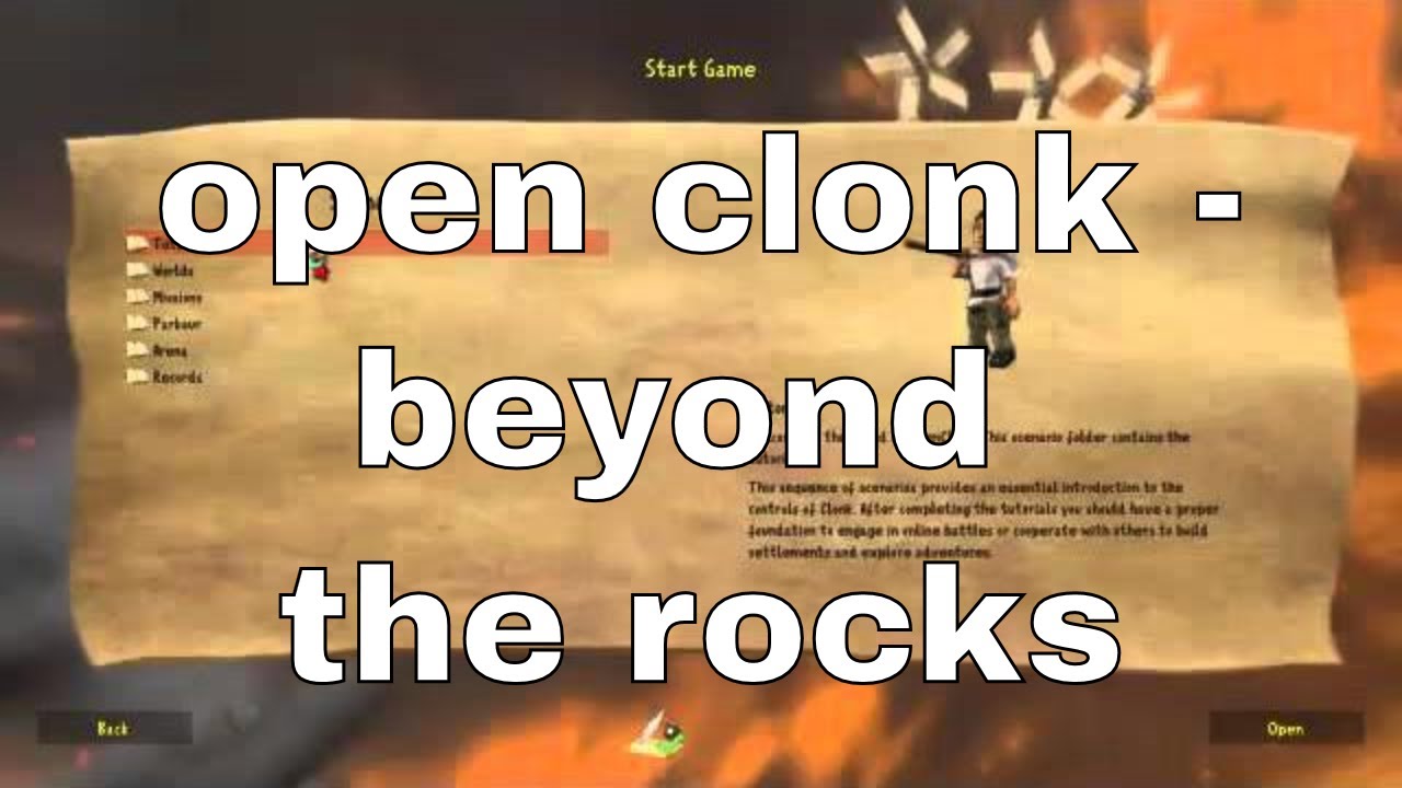 open clonk - beyond the rocks - online multiplayer working - portable ...