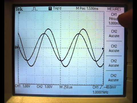 Principe de Mesure Déphasage - YouTube