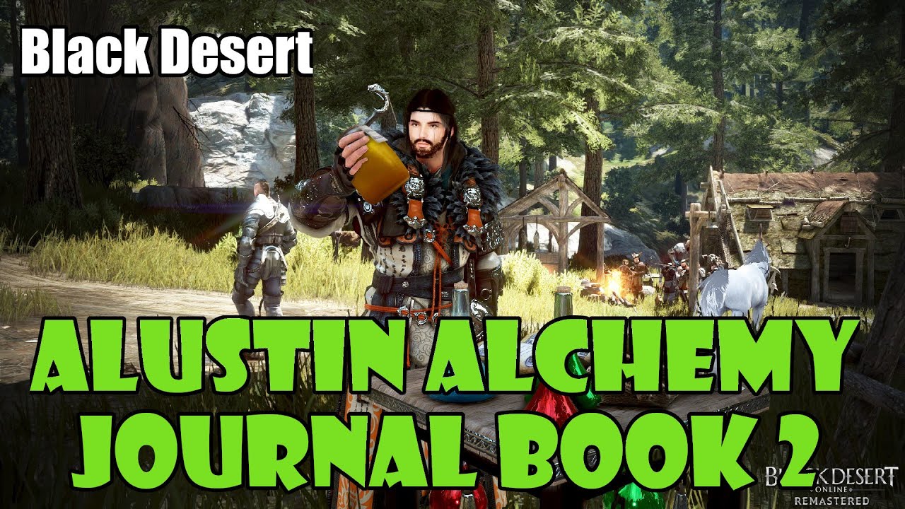 [Black Desert] Alustin Alchemy Journal Book 2 | 150 Million Silver ...