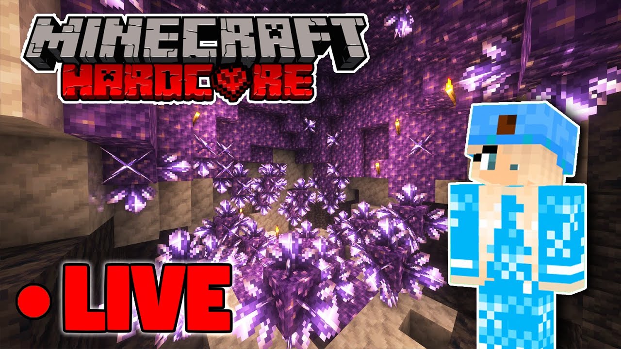 Hardcore Minecraft LIVE - Overworld Base Connecting Builds! (16.7k+ day ...