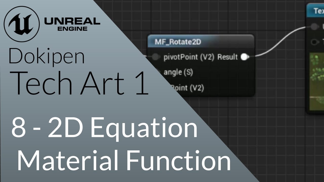 Making a 2D Rotation Material Function - Unreal Engine 4 Tech Art ...